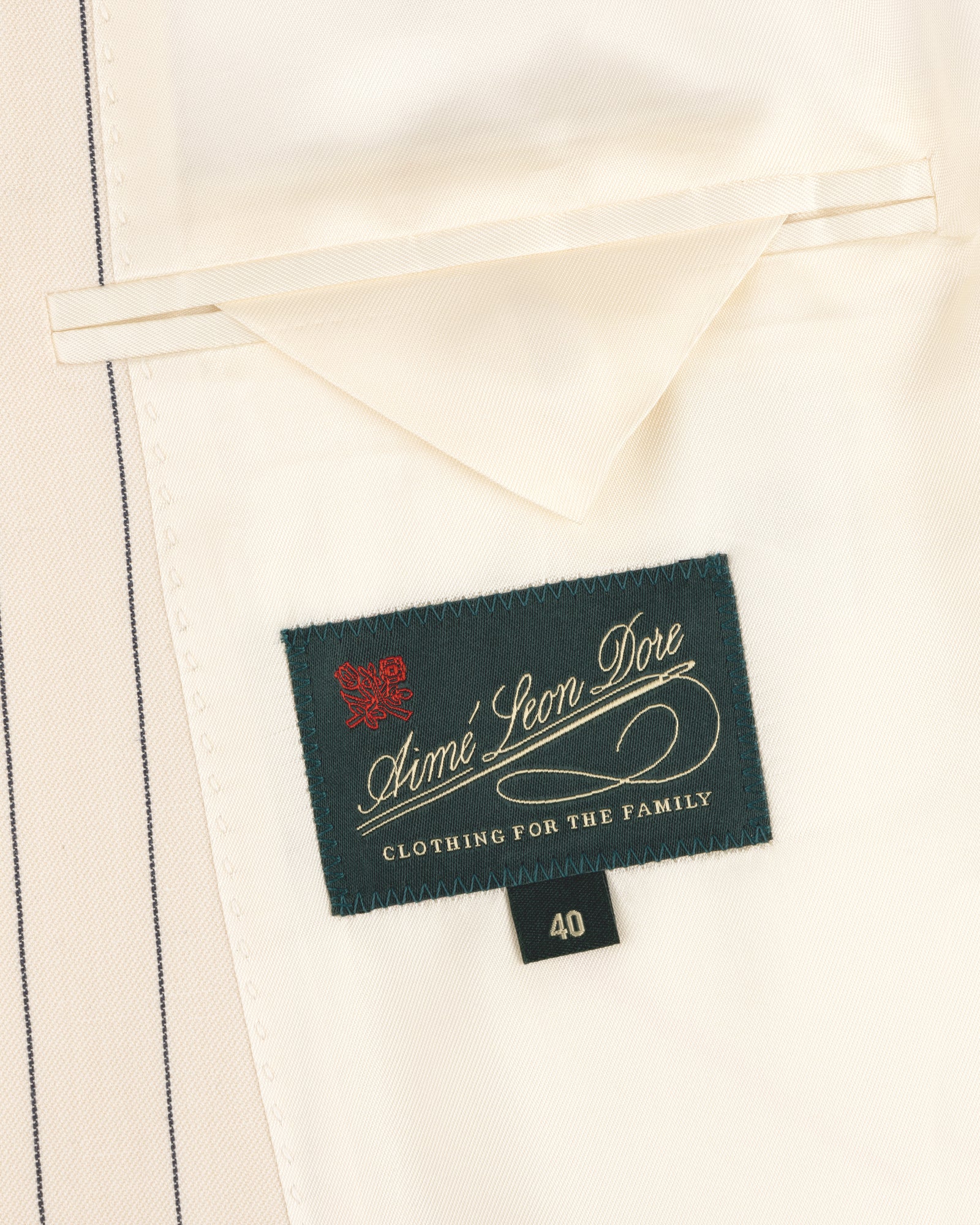 Double-Breasted Pinstripe Suit Jacket – Aimé Leon Dore EU
