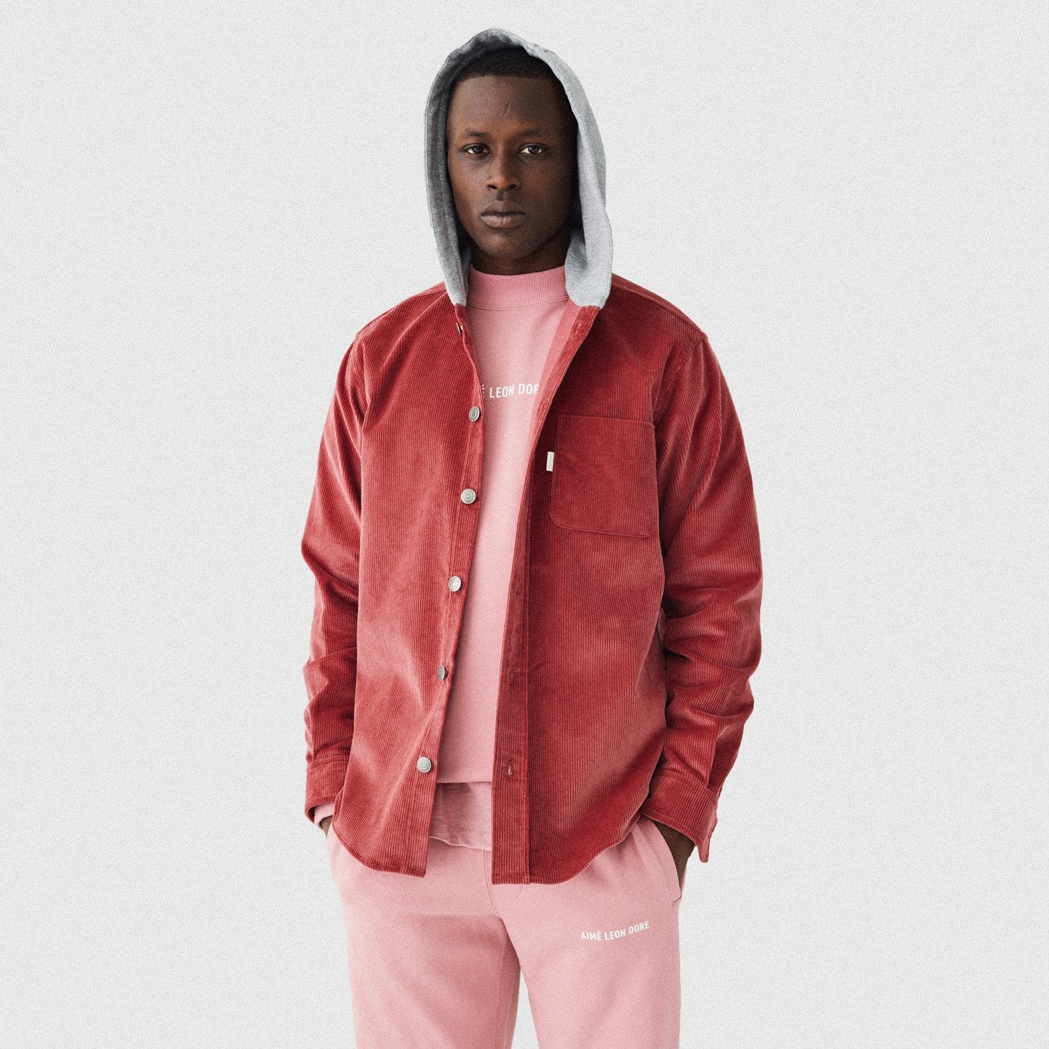 ALD LOGO CREWNECK-PINK – Aimé Leon Dore EU